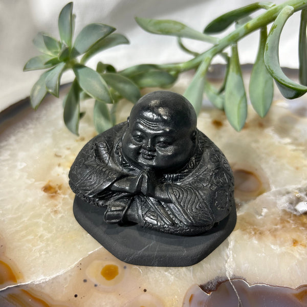 Shungite Chinese Buddha – Quasar Gems