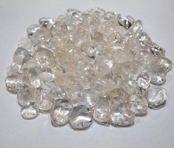 Clear Quartz Tumbled 10-20mm – Quasar Gems