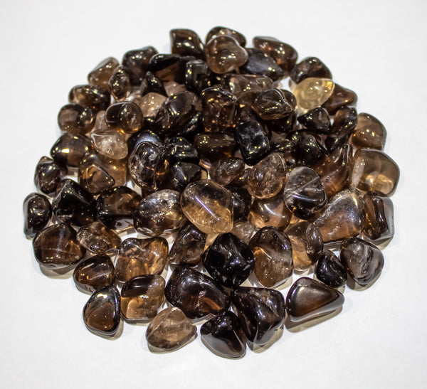 Smoky Quartz Tumbled (Dark) 10-20mm – Quasar Gems