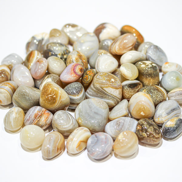 Banded Agate Tumbled – Quasar Gems