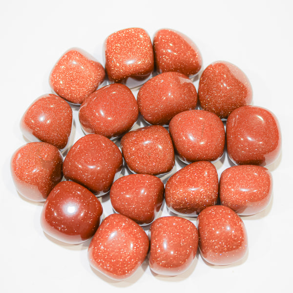 Goldstone Tumbled 30-45mm – Quasar Gems