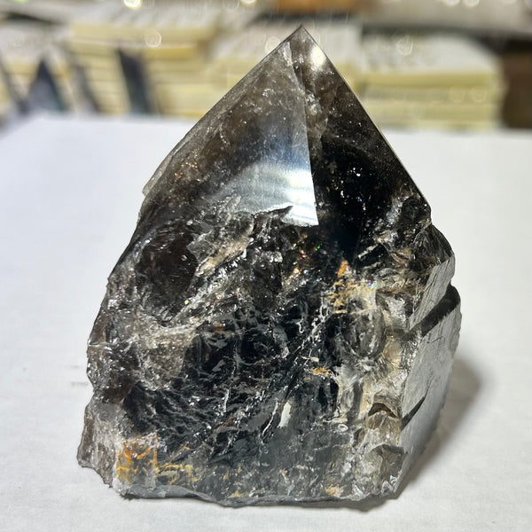 Smoky Quartz Polished Top Points – Quasar Gems