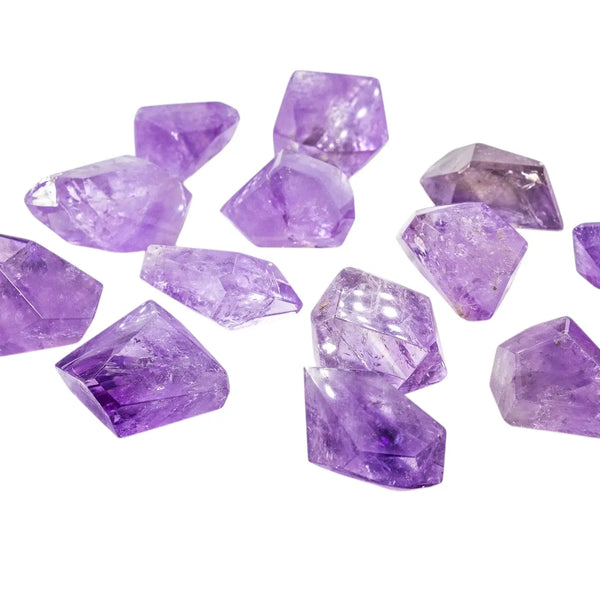 Amethyst Geometric Crystals – Quasar Gems