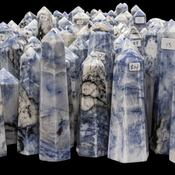 Afghanite Tower/Obelisk – Quasar Gems