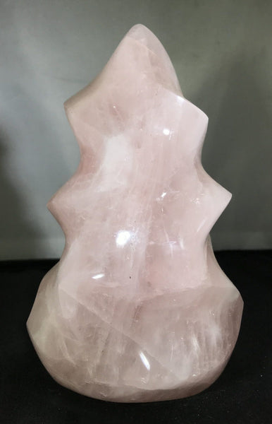 Rose Quartz Flames – Quasar Gems