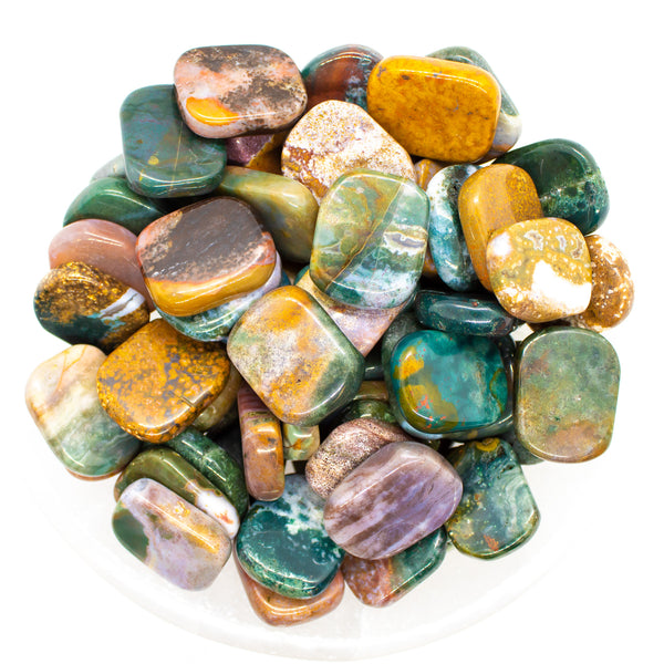 Ocean Jasper Smooth Small – Quasar Gems